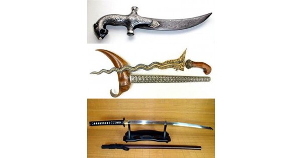 The world's three famous swords