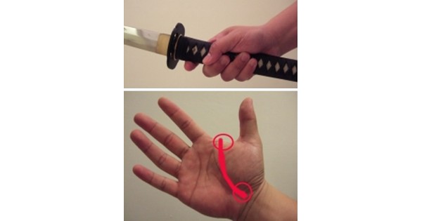 How to hold a samurai katana sword correctly?