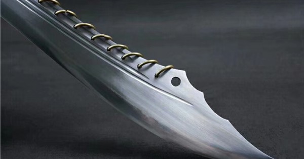 What is the function of the rings on broadswords?