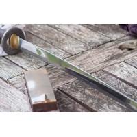 Blade Polishing of a Katana Sword