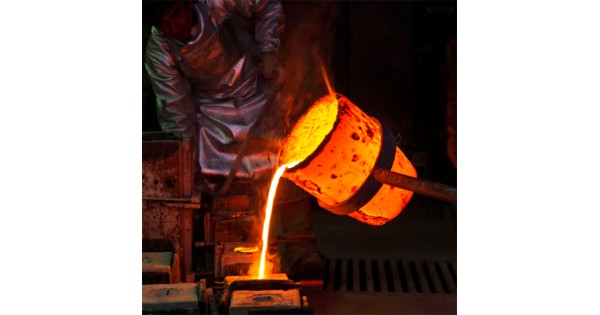 The quenching process in forging swords