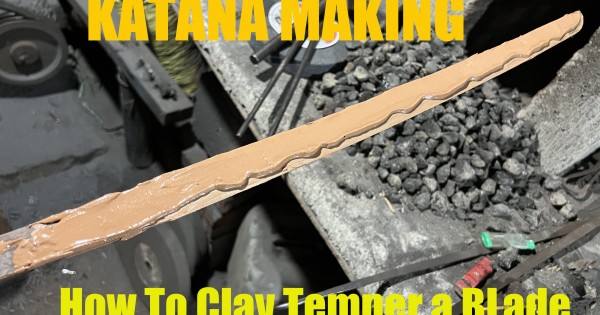 The Clay Tempering Process in Japanese Swordmaking | Katana Making ...
