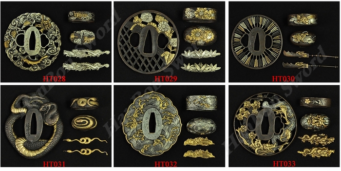 Japanese Sword Fittings: Custom Katana Tsuba, Fuchi, Menuki, Saya ...