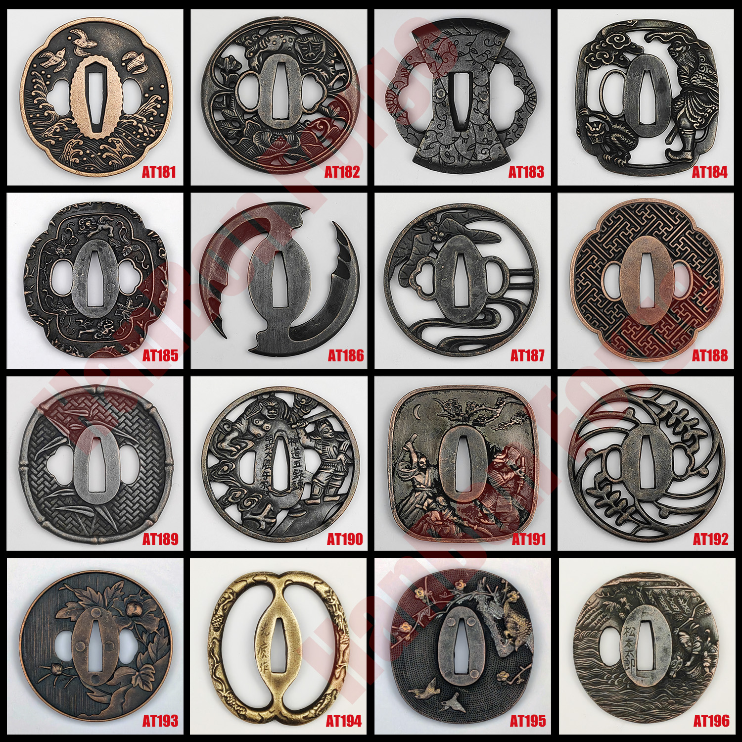 Japanese Sword Fittings: Custom Katana Tsuba, Fuchi, Menuki, Saya ...