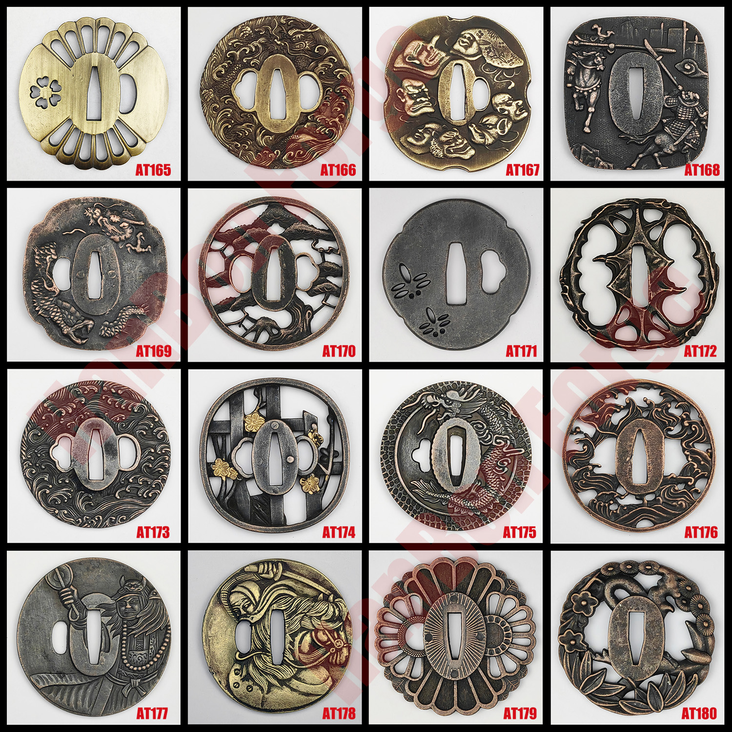 Japanese Sword Fittings: Custom Katana Tsuba, Fuchi, Menuki, Saya ...