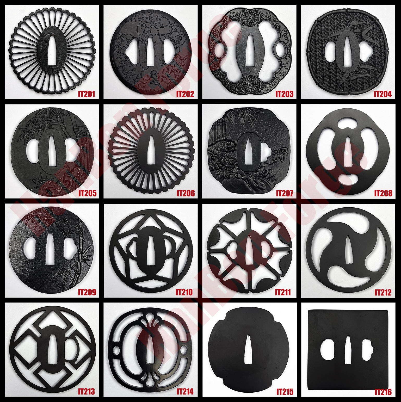 Japanese Sword Fittings: Custom Katana Tsuba, Fuchi, Menuki, Saya ...